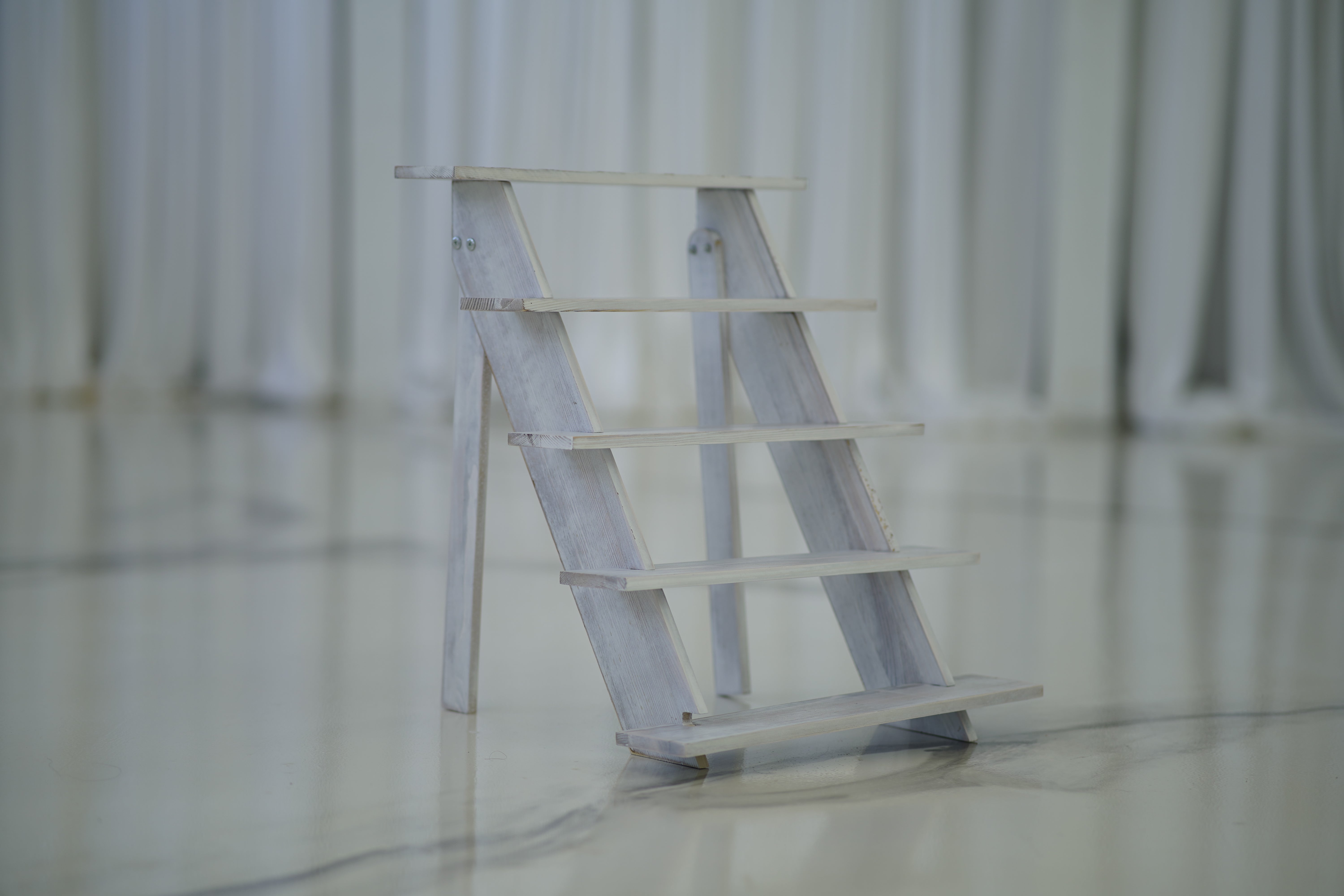 White Step Shelf – PBC Venue Inventory